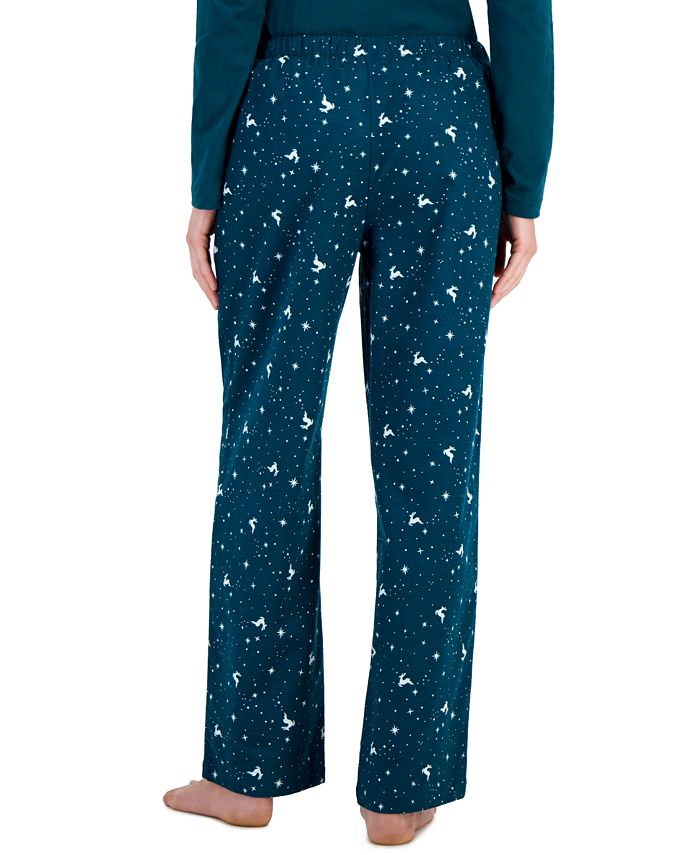 Charter Club Women's Cotton Flannel Pajama Pants, Created for Macy's ...
