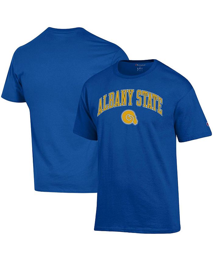 Champion Men's Blue Albany State Golden Rams Arch Over Logo T-shirt ...