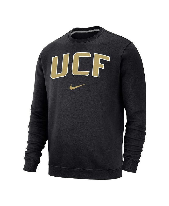 Nike Men's Black UCF Knights Arch Club Fleece Pullover Sweatshirt - Macy's