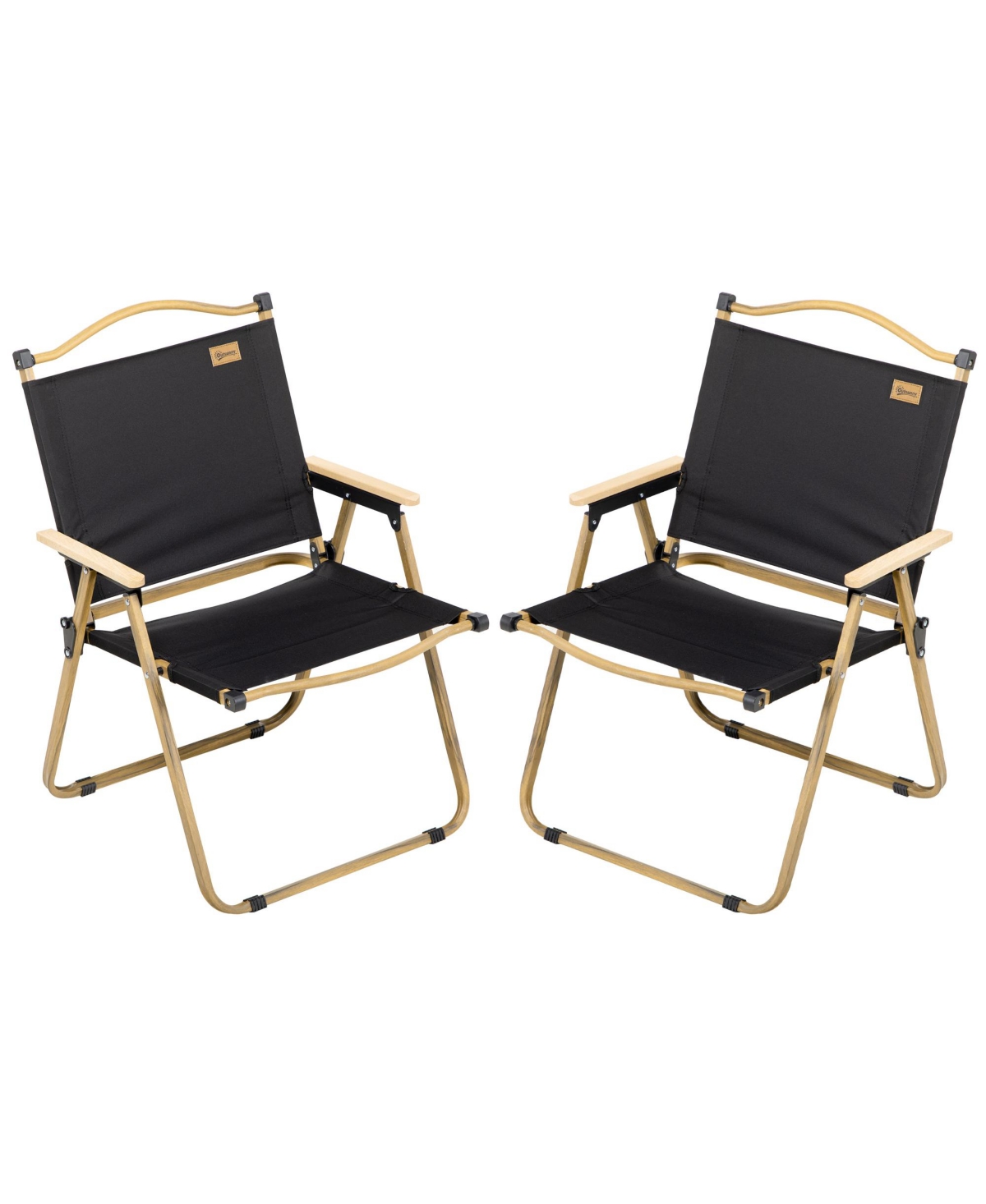 Click here for Outsunny Set of 2 Folding Camping Chair  Portable... prices