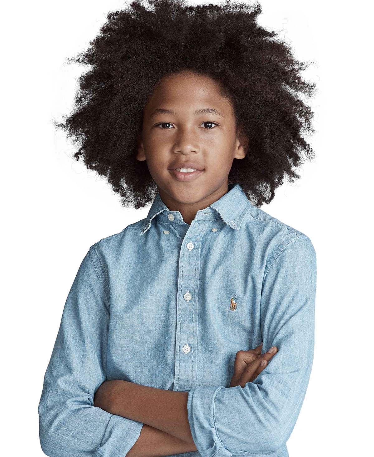 Click here for Polo Ralph Lauren Big Boys Cotton Chambray Sport S... prices