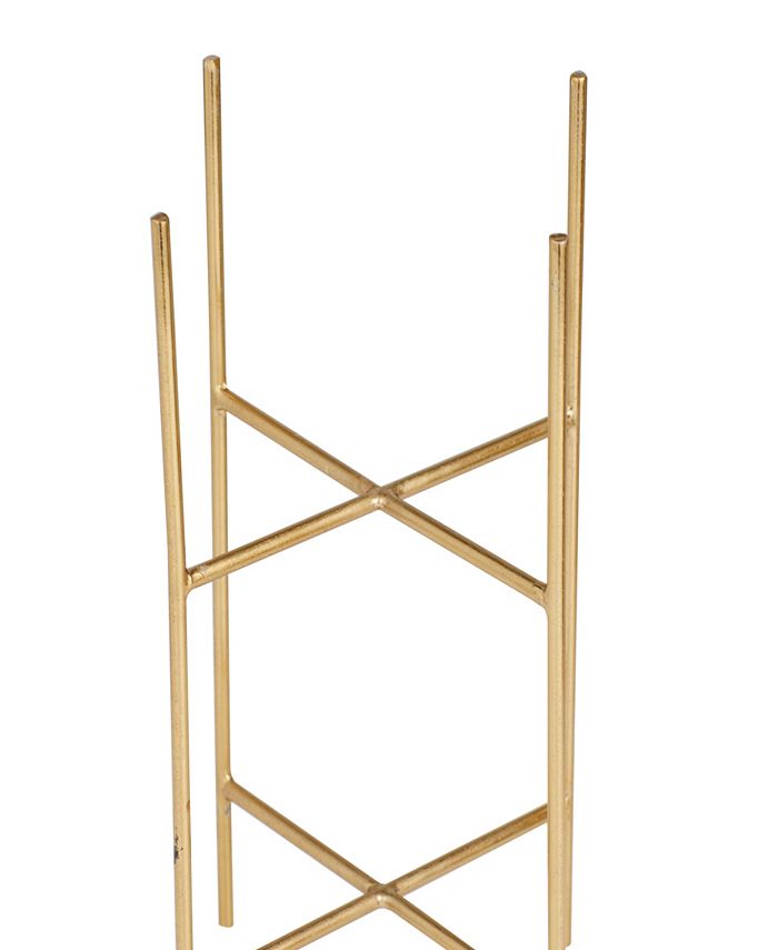 Rosemary Lane Metal Planter with Removable Stand Set of 2 - Macy's