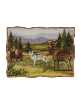 Certified International Mountain Summit Rectangular Platter - Macy's