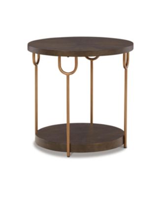Brazburn Round End Table - Macy's