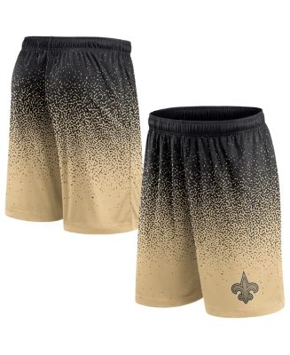 Men's Fanatics Black, Gold New Orleans Saints Ombre Shorts - Macy's