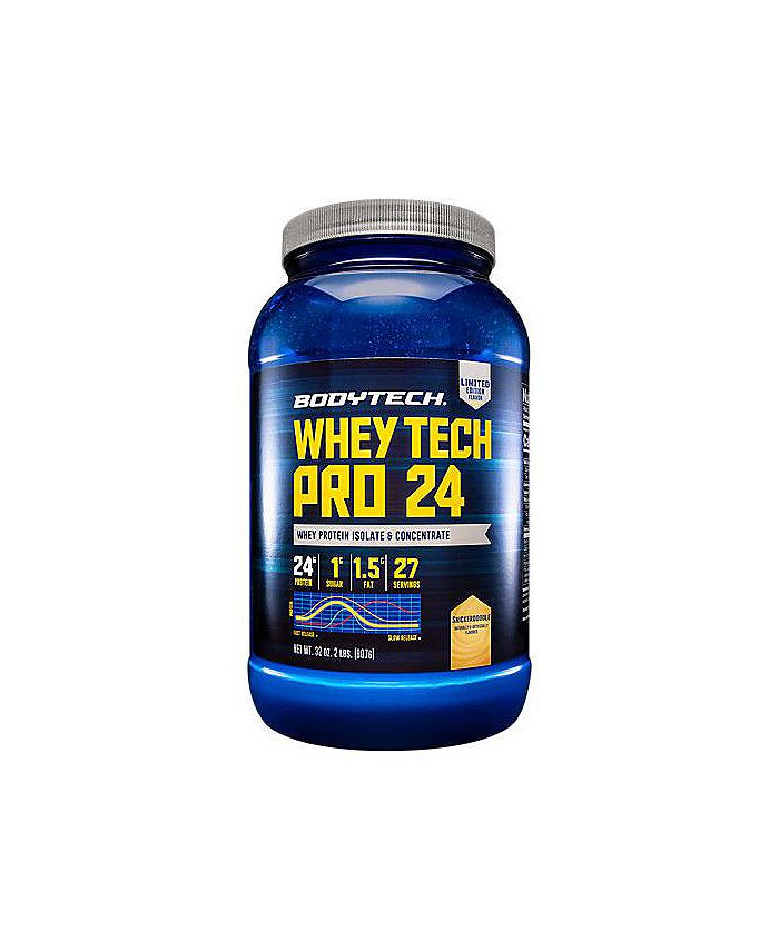 BodyTech Whey Tech Pro 24 Whey Protein Isolate & Concentrate Powder ...