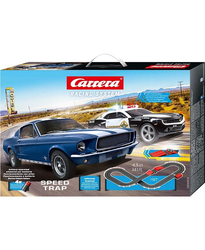 Carrera 63504 Speed Trap Battery Operated 1:43 Scale Slot Car Racing ...