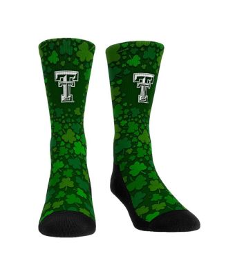 Men's and Women's Rock 'Em Socks Texas Tech Red Raiders St. Patrick's ...