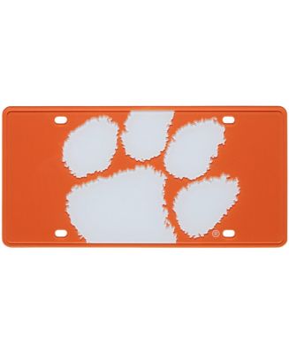 Stockdale Clemson Tigers Paw Mega License Plate - Macy's
