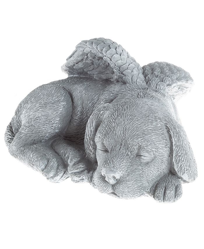Pure Garden Dog Memorial Stone - Sleeping Angel Puppy Keepsake ...