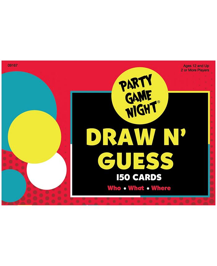 University Games Party Game Night, Draw N' Guess Cards - Macy's