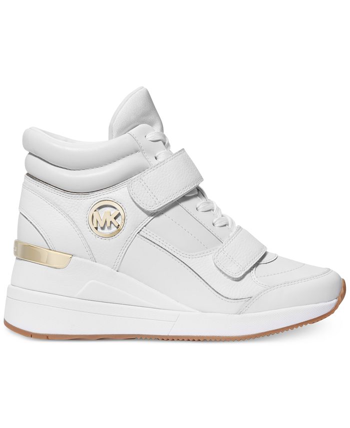 Michael Kors Women's Gentry Lace-Up Strap High Top Sneakers - Macy's