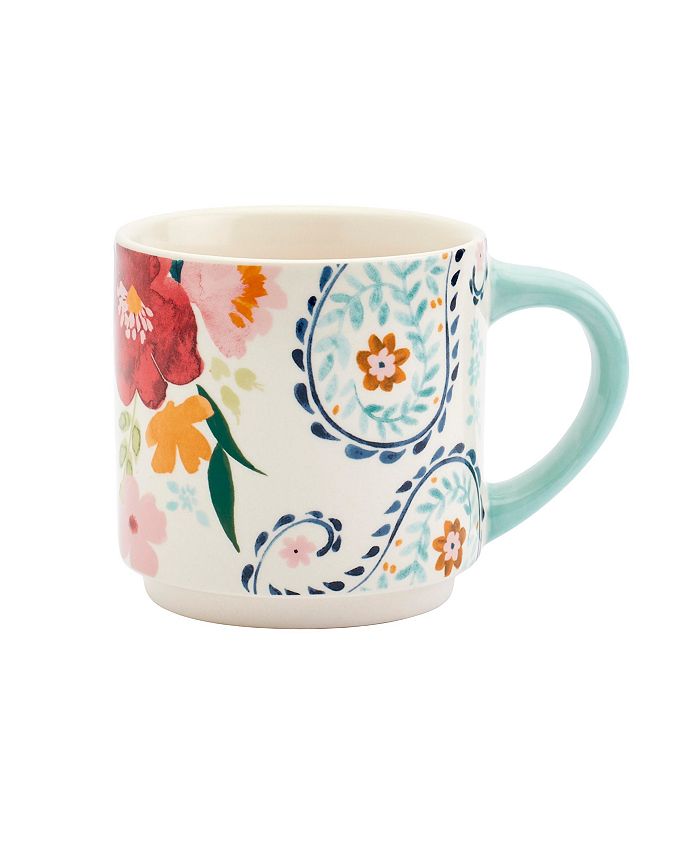 Dolly Parton Paisley Mugs 16 oz, Set of 4 - Macy's