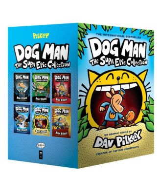 Dog Man: The Supa Epic Collection (Dog Man Series #1-6 Boxed Set) by ...