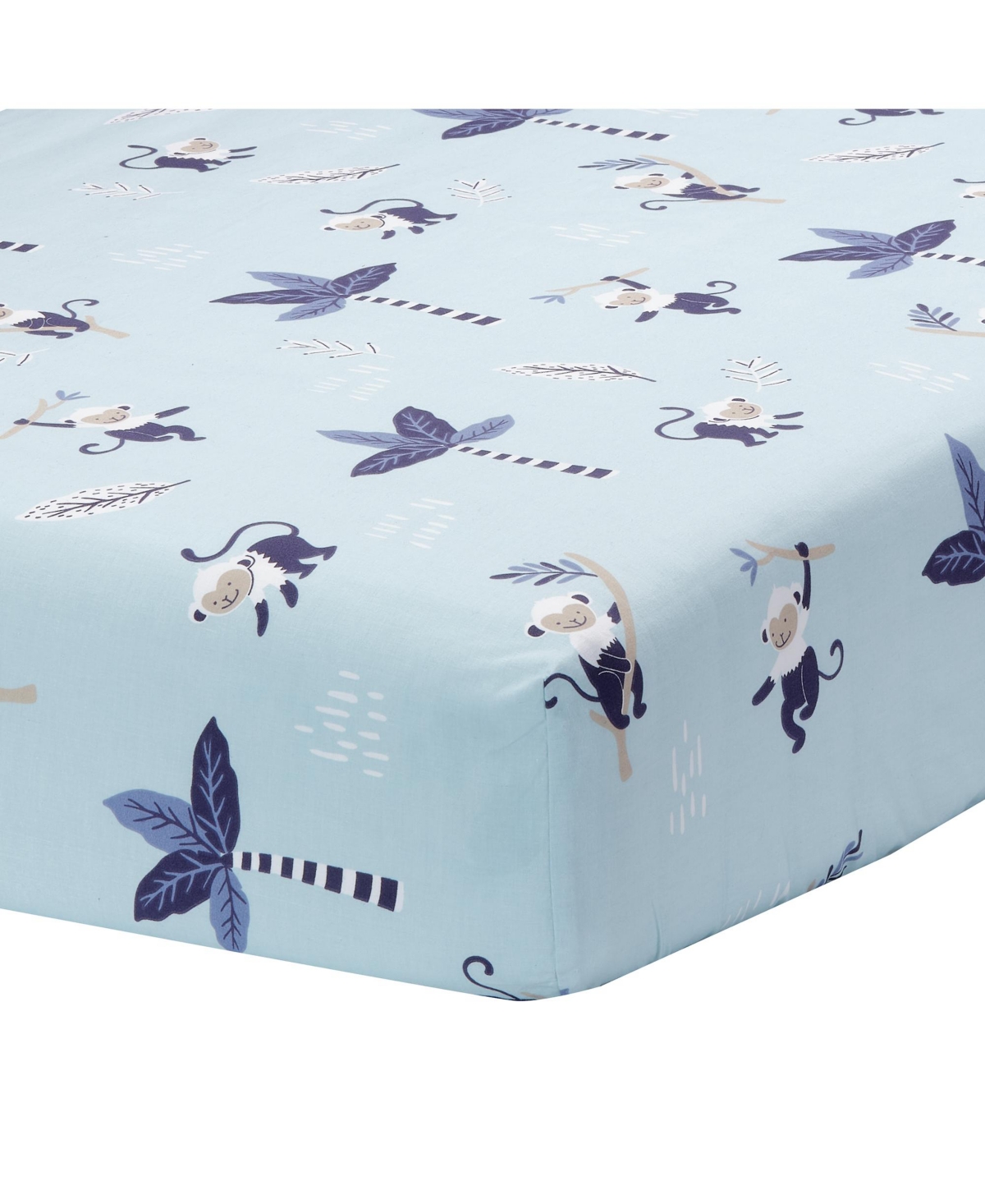 Click here for Lambs & Ivy Jungle Party 100 Cotton Monkey/Palm Tr... prices