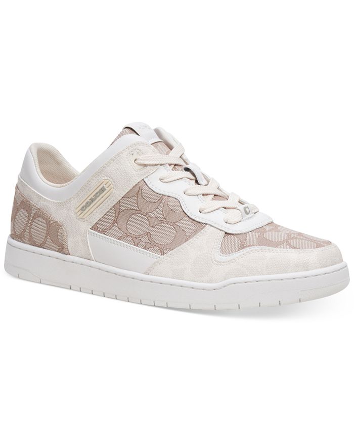 COACH Men's C201 Mixed Signature Fashion Athletic Sneaker - Macy's