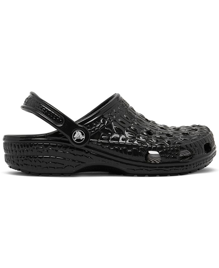 Crocs Men's and Women's Crock Skin Classic Clogs from Finish Line - Macy's