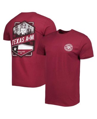 FLoGrown Men's Maroon Texas A&M Aggies Double Diamond Crest T-shirt ...