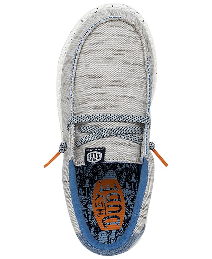 Hey Dude Little Kids Wally Jersey Casual Moccasin Sneakers from Finish Line - Macy's