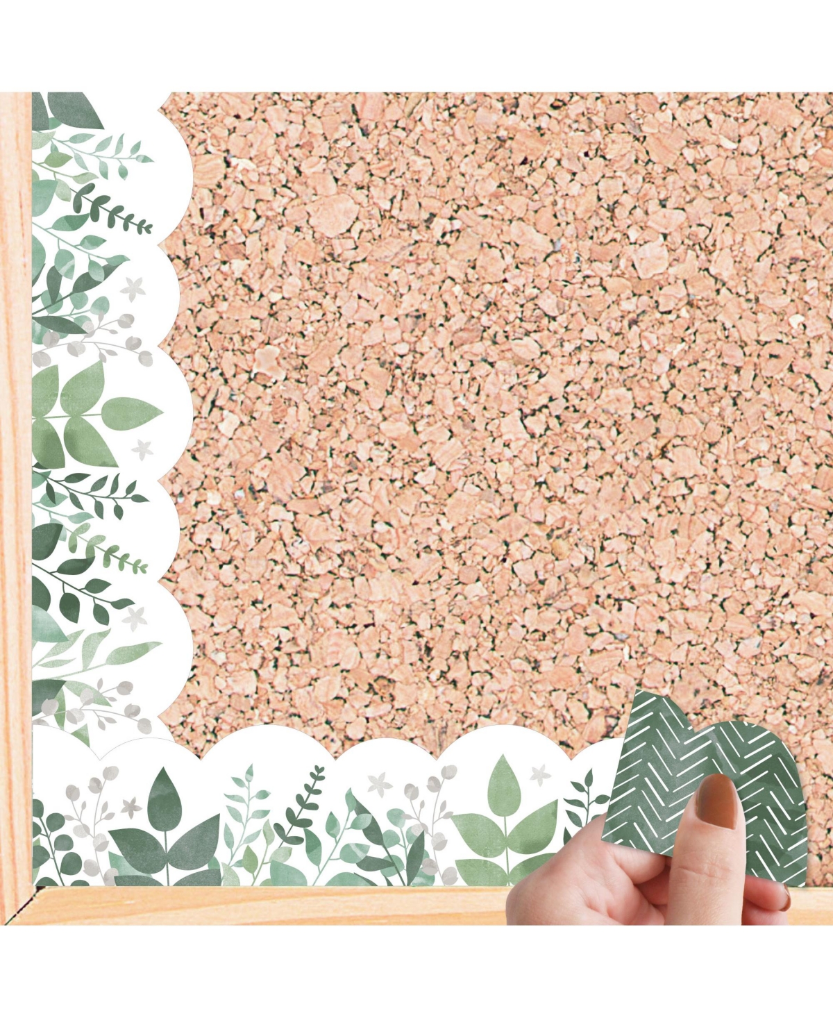 Big Dot Of Happiness Eucalyptus Greenery - Scalloped Classroom Decor ...