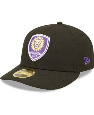 Men's New Era Black Orlando City SC Primary Logo Low Profile 59FIFTY ...