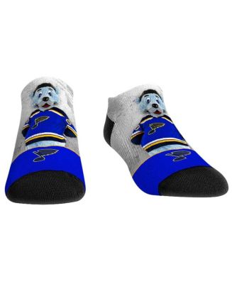 Men's and Women's Rock 'Em Socks St. Louis Blues Mascot Walkout Low Cut ...