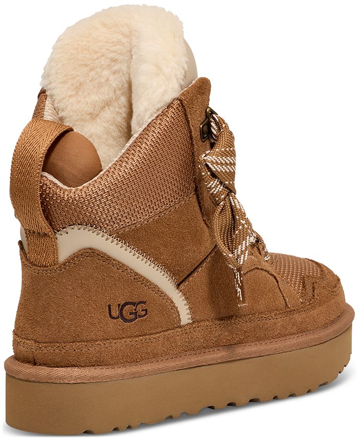 UGG® Women's Highmel Lace-Up Cold-Weather Hiker Booties - Macy's