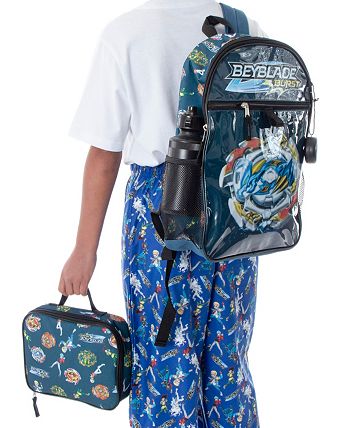 Beyblade Burst Spinner Tops Backpack Lunch Bag Water Bottle Ice Pack 5 ...