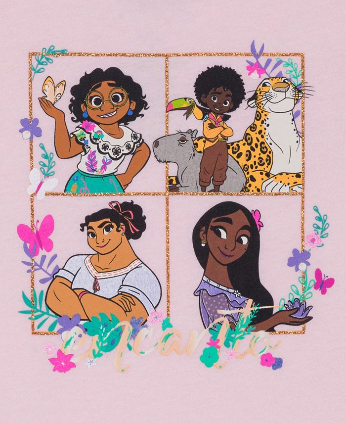 Disney Little Girls Encanto Windows Short Sleeve T-shirt - Macy's