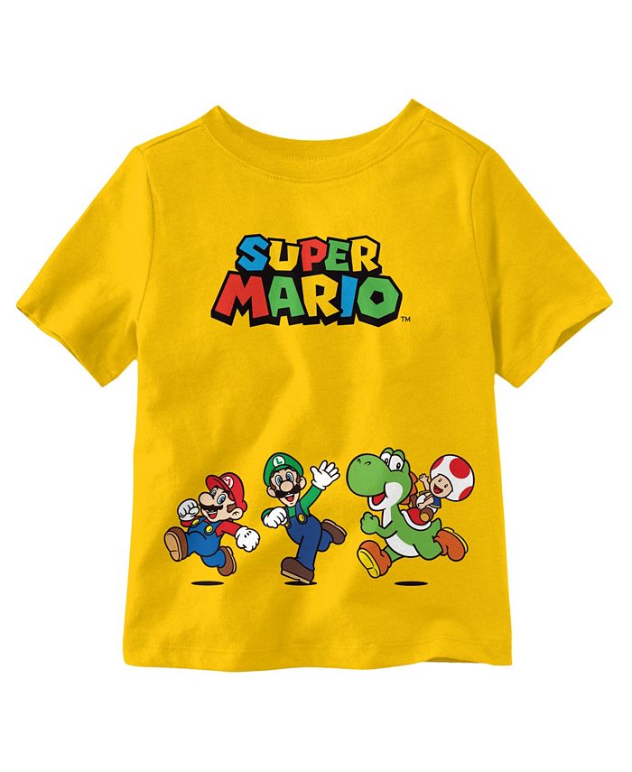 Hybrid Toddler Boys Super Mario Short Sleeve T-shirt - Macy's