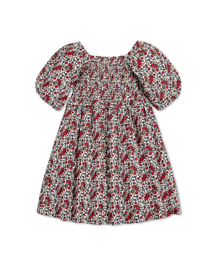 Hope & Henry Toddler Girls Short Bubble Sleeve Smocked Dress - Macy's