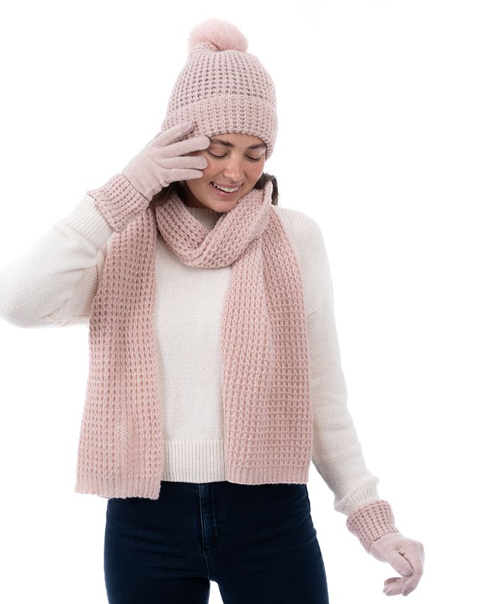 Style & Co Women's Waffle-Knit Shimmer Scarf, Created for Macy's - Macy's