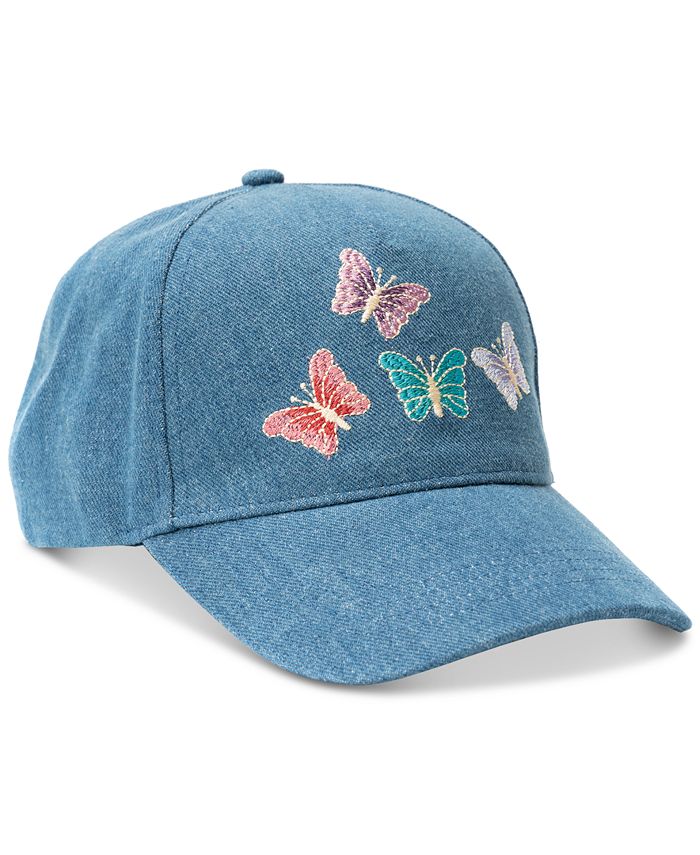 I.N.C. International Concepts Women's Embroidered Butterflies Denim ...