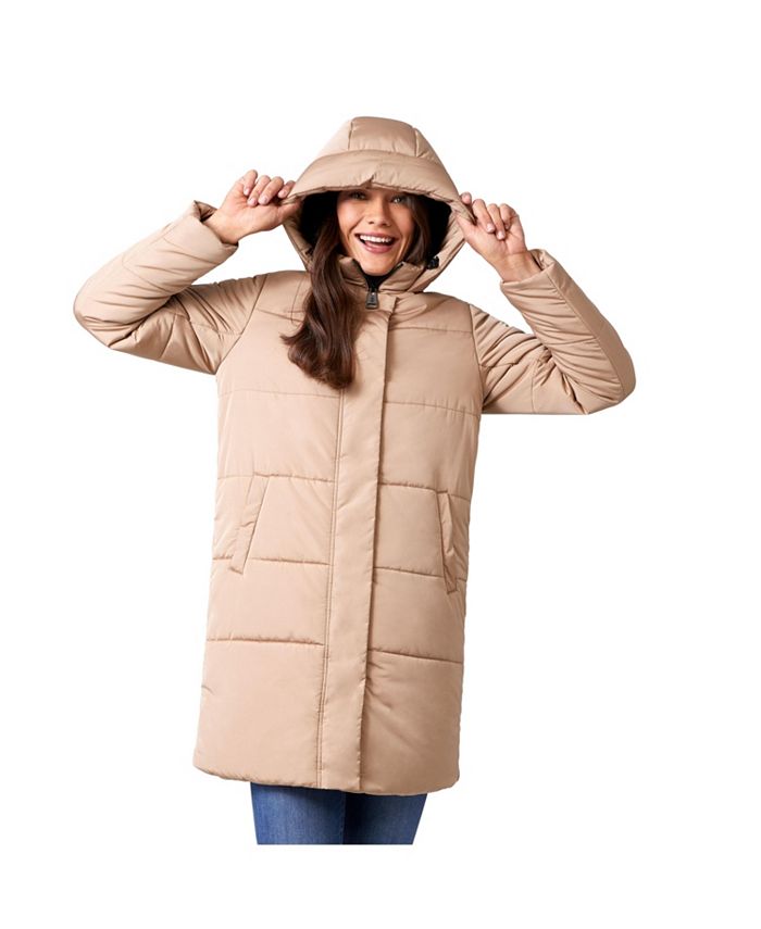 Free Country Women's FreeCycle Lansby Long Puffer Jacket - Macy's