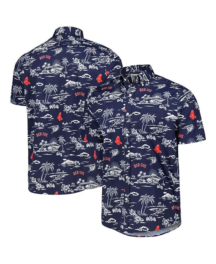 Reyn Spooner Men's Navy Boston Red Sox Kekai Button-Down Shirt - Macy's