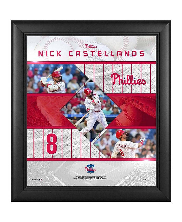 Fanatics Authentic Nick Castellanos Philadelphia Phillies Framed 15" x ...