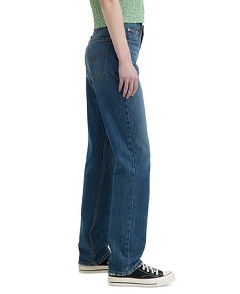 Levi's Low Pro Classic Straight-Leg High Rise Jeans - Macy's