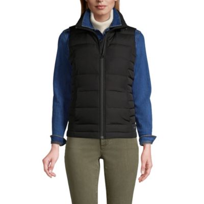 Lands' End Women's Down Puffer Vest - Macy's