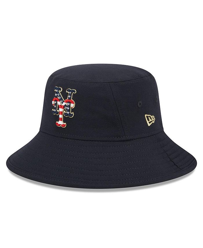 New Era Men's Navy New York Mets 2023 Fourth of July Bucket Hat - Macy's