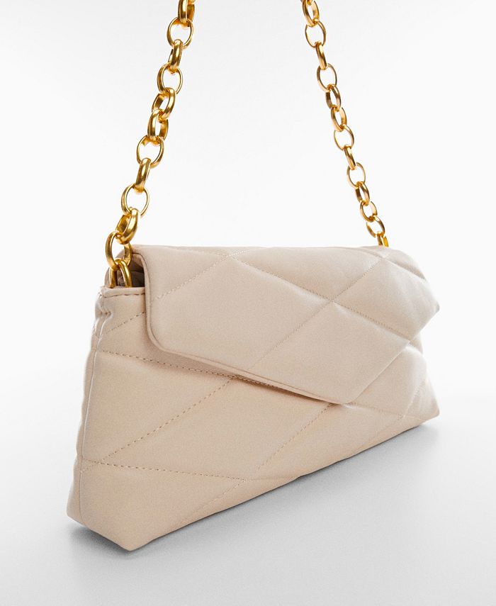 MANGO Women's Chain Handle Quilted Bag - Macy's