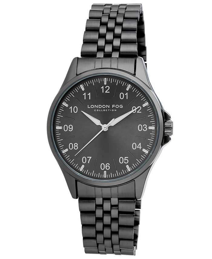 London Fog Women's Quartz Dundee Reader Black Alloy Watch 40mm - Macy's
