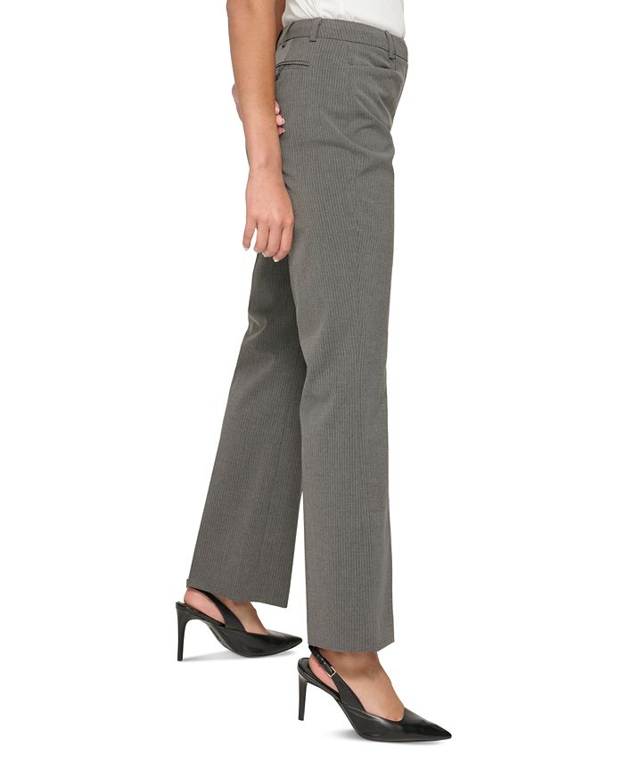 Calvin Klein Women's Pinstriped Modern Pants - Macy's