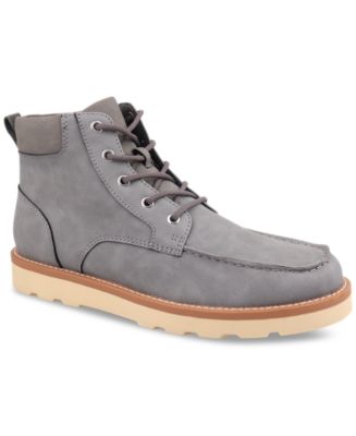 Club Room Men's Clifton Lace-Up Moc-Toe Boots, Created for Macy's - Macy's