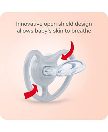 NUK Space Minnie Mouse Pacifiers, 0-6M, 2 pack - Macy's