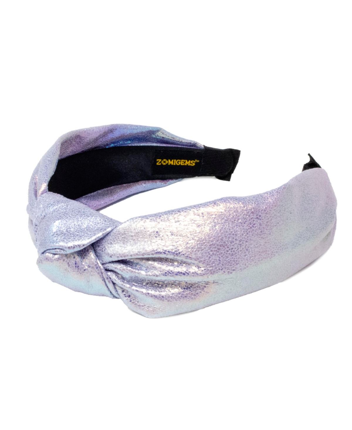 Click here for Tiny Treats Girls Purple Shiny Knotted Headband -... prices