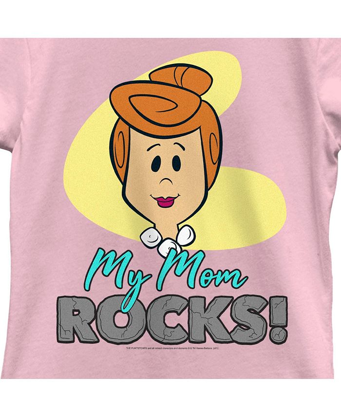 Warner Bros. Girl's Flintstones My Mom Rocks Child T-Shirt - Macy's