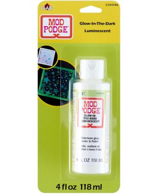PLAID ENTERPRISES, INC. Mod Podge Glow-In-The-Dark-Luminescent ...