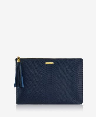 GiGi New York Uber Leather Clutch - Macy's