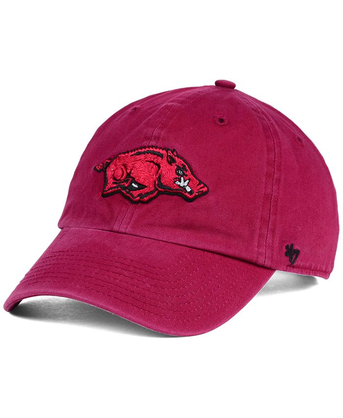 '47 Brand Arkansas Razorbacks Clean-Up Cap - Macy's
