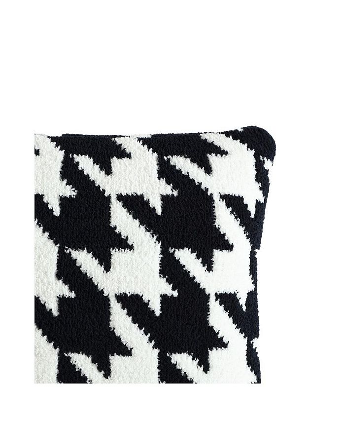 SUNDAY CITIZEN Houndstooth Decorative Pillow, 20" x 20" - Macy's